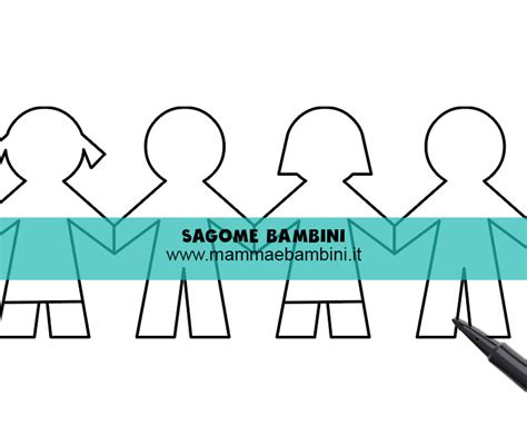 Sagome Bambini Da Stampare Mamma E Bambini