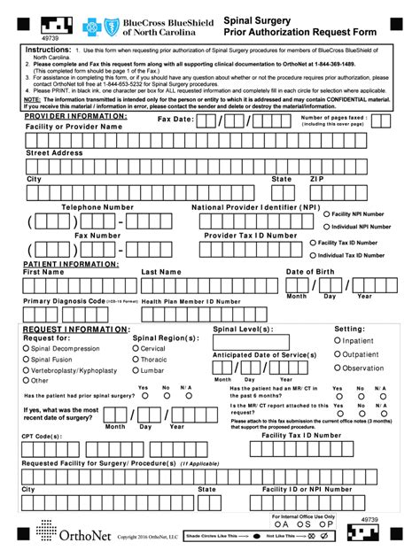 Fillable Online Use This Form When Requesting Prior Authorization Of