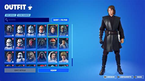 Fortnite All Star Wars Skins 2019 2023 YouTube