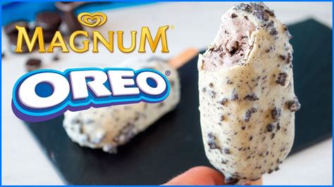 Magnum De Oreos Helado Casero Con Y Sin Heladera Youtube