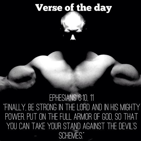 Verse Of The Day Ephesians 6 10 11 NIV Finally Be Strong In The