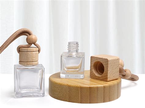 Empty 8ml 10ml Polymer Clay Car Hanging Perfume Bottle Air Freshener