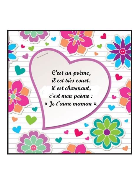 Comptines Fete Des Mamans