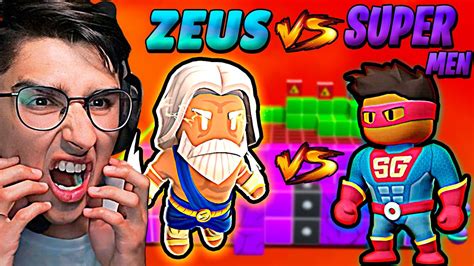 Zeus Vs Super Men Duelo De Herois A Batalha Mitica De Todos Os Tempos