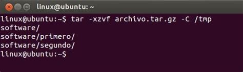 Cómo comprimir y extraer archivos usando el comando tar en Linux