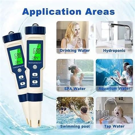 KERRO PH Meter For Water TDS EC Salinity Temperature 5 In 1