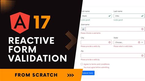 Reactive Form Validation In Angular 17 Angular 17 Tutorial YouTube