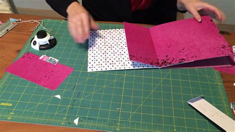 Tuto Scrapbooking Mini Album Paper Book Facile Avec Mat Riel Action Et