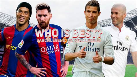 Barselona Legends Vs Rial Legends Ronaldinho Messi Vs Ronaldo Zidan