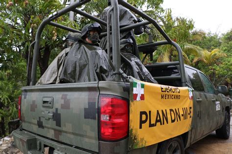 Aplica el Ejército el Plan DN III E por las intensas lluvias en Acapulco