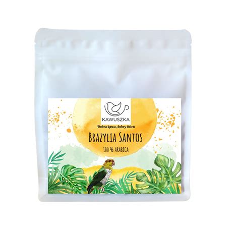 Kawa Ziarnista Brazylia Santos 100 Arabica Kawuszka