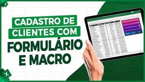 Cadastro de Clientes no Excel Formulário Sem VBA