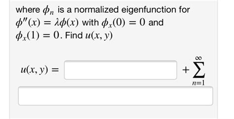 solved 5 points use eigenvalues and eigenfunction