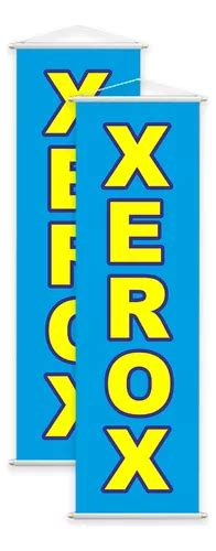 Kit Banners Xerox Impress O Gr Fica Lona Azul X Cm Parcelamento