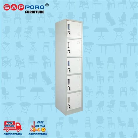 Jual Locker Besi Loker Besi 5 Pintu SAPPORO KOLN 5 Light Traffic Di