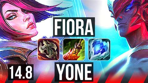 FIORA Vs YONE TOP 73 Winrate 9 Solo Kills Dominating 14 3 1