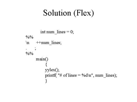 lexical analysis textbook modern compiler design chapter 2
