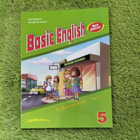 Jual ORIGINAL BUKU BAHASA INGGRIS BASIC ENGLISH KELAS 1 2 3 4 5 6 SD