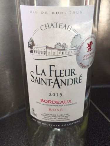 Château La Fleur Saint André Bordeaux Rosé Vivino België