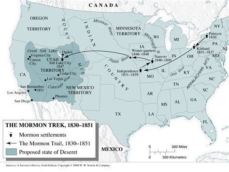 Mormon Trek Map Pam WagnerPam Wagner