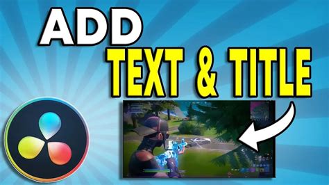 How To Add Text In Davinci Resolve Resolve Basics Tutorial Davinci