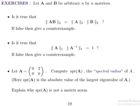 solved exercises let a and b be arbitrary n by n matrices