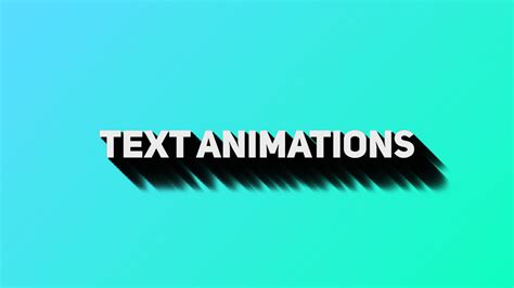 Text Animations Premiere Pro Presets Motion Array
