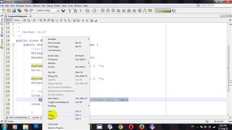 how to compare string from user input in java netbeans youtube