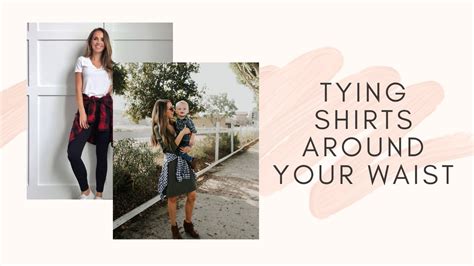Get Dressed With Merrick How To Style A Shirt Around Your Waist Youtube