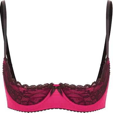 FEESHOW Damen BH Hebe Brustfrei BH Busenfrei Offene Brüste Dessous