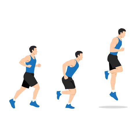 Man Doing Single Or One Leg Hops Or Jumps Exercise Hops Or Hopping