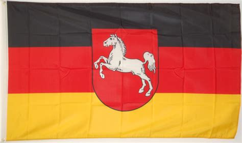 Landesfahne Niedersachsen Fahne Landesfahne Niedersachsen Flagge Im
