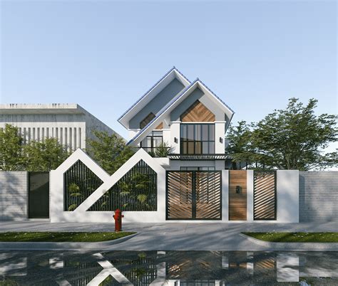 Rumah Atap Segitiga Minimalis Homecare24