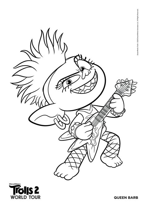 Para Colorir Trolls Rihappy Modo Brincar