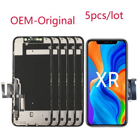 Wholesale 5 Piece Lot OLED For Iphone XR LCD Display Touch Screen
