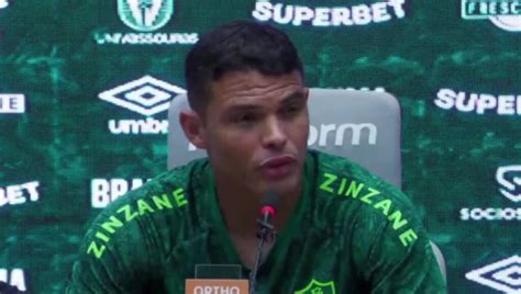 Thiago Silva fala sobre sua estreia pelo Fluminense e momento difícil