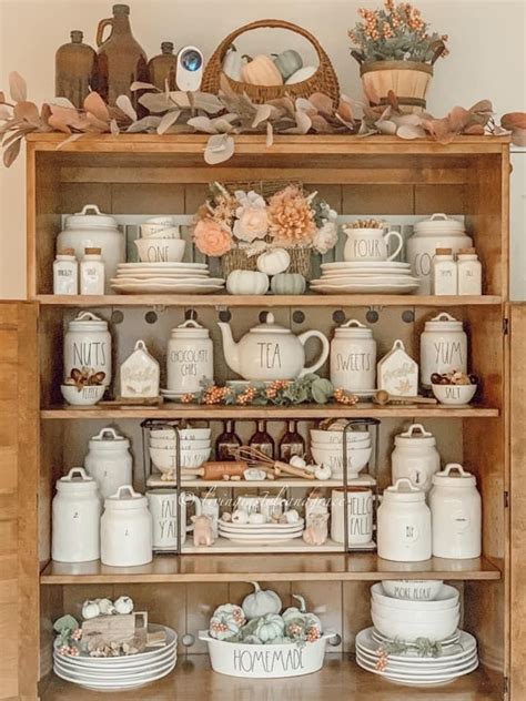 Pin By Nicole Clark On Rae Dunn Kitchen Decor Trends Hutch Decor