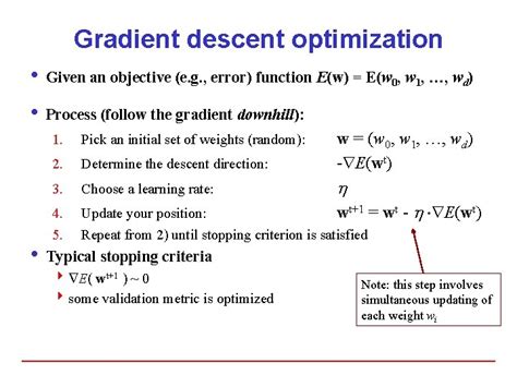 classification and prediction regression via gradient descent optimization