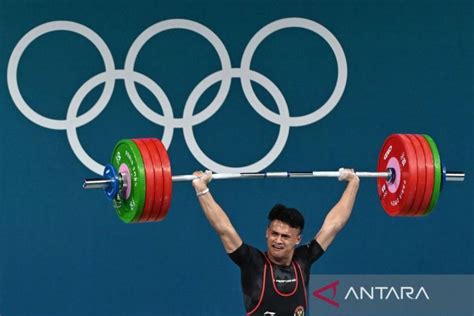 Lifter Rizki Juniansyah Berhasil Sabet Emas Olimpiade Paris ANTARA News