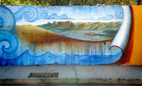 Mural De La Guerra Del Agua En Cochabamba Bolivia Monacaron