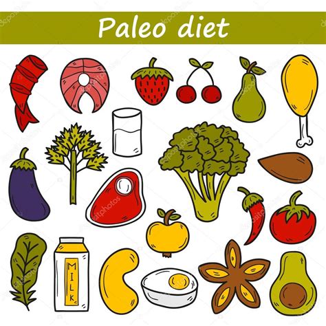 Dibujo De Comida Saludable Comida Sana En Dibujos Animados De Mesa