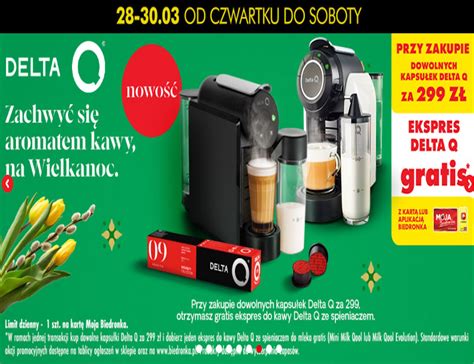 Biedronka serwuje wielkanocną niespodziankę Ekspres do kawy Delta Q