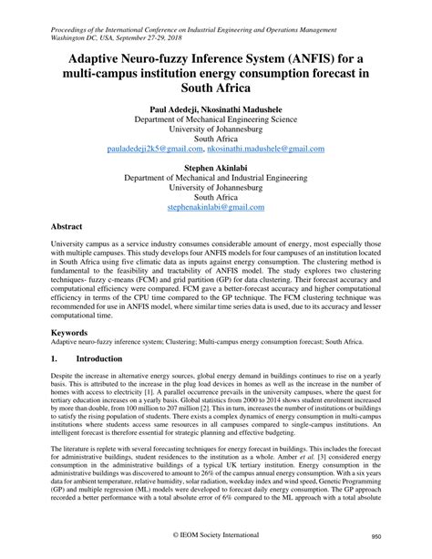 pdf adaptive neuro fuzzy inference system anfis for a multi campus institution energy
