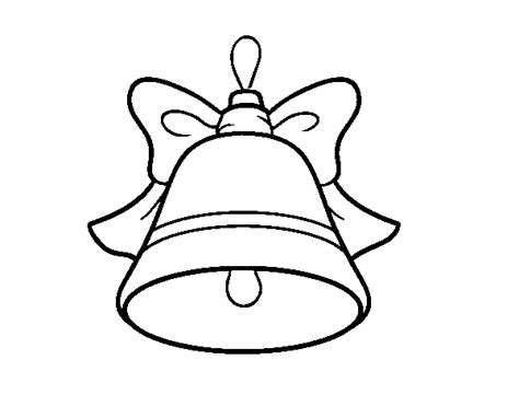 Dibujo de Decoración de Navidad campana para Colorear Dibujos net