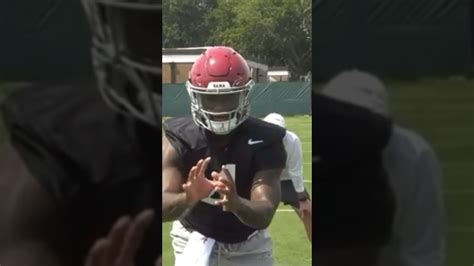 Jalen Milroe First Day Throwing Highlights YouTube