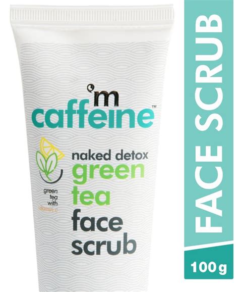 Buy MCaffeine Naked Detox Green Tea Face Scrub 100 G Online At