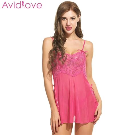 Avidlove Baby Doll Lace Erotic Nightwear Lingerie Sleepwear Women