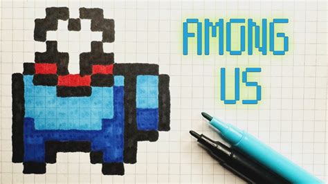 How To Draw Dead Among Us Handmade Pixel Art Pixelart YouTube