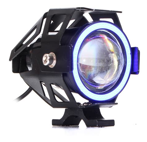 Par Farol De Milha Led U W Angel Eyes Moto V O Frete Gr Tis