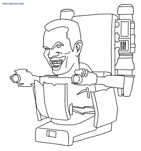 Dibujos de Skibidi Toilet para Colorear 30 Páginas para colorear gratis
